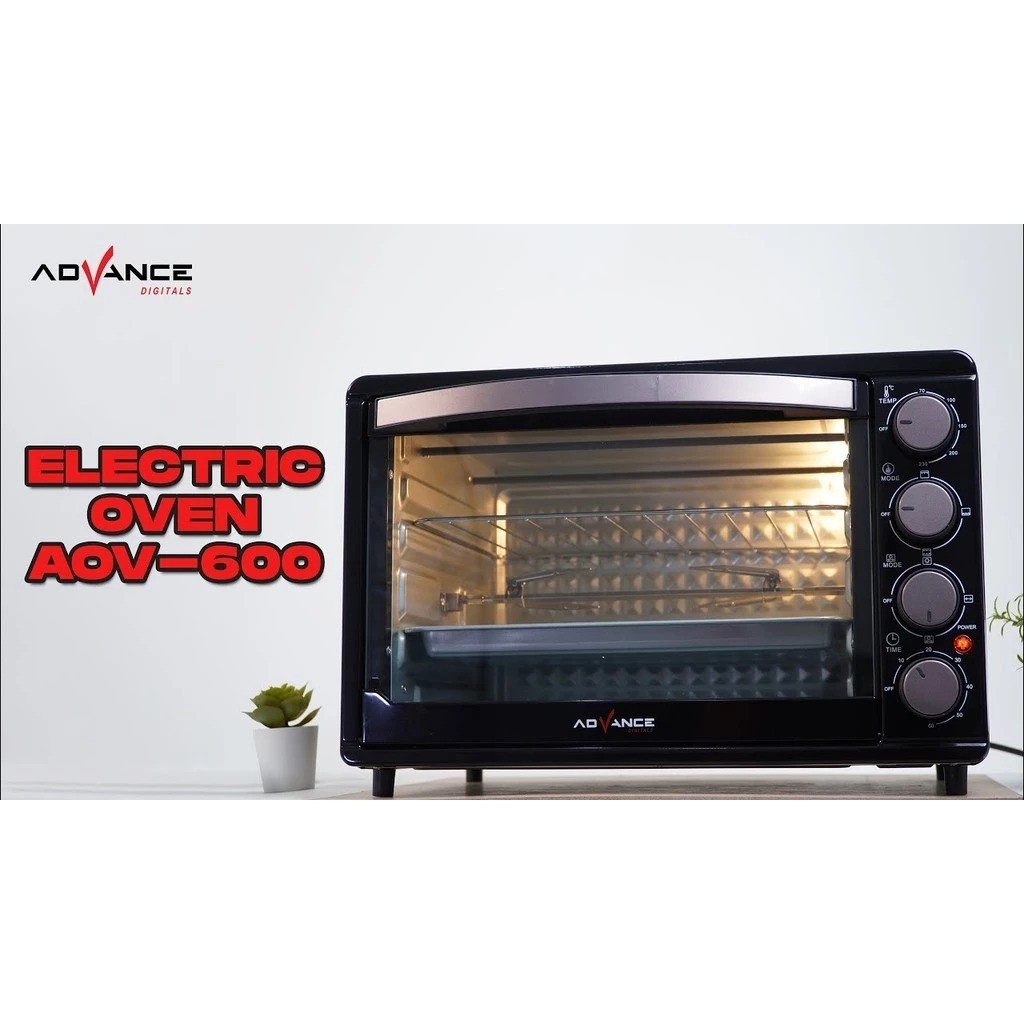 Jual Terbaru Advance AOV-600 Oven Listrik Vintage 33L Daya 800 Watt ...