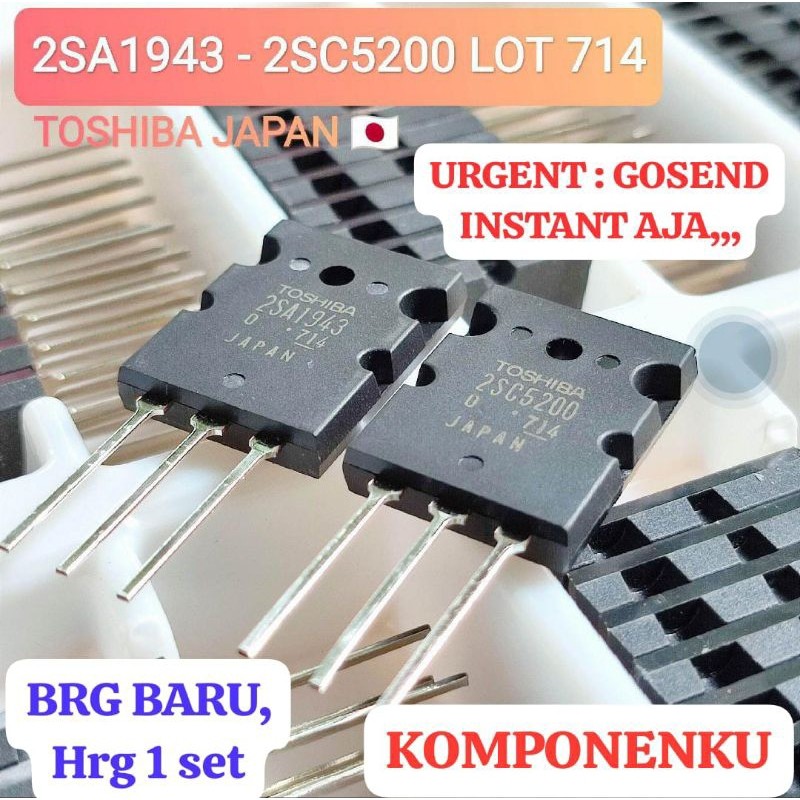 Jual LOT714 ORIGINAL Hrg 1 set MADE IN JAPAN 1943 + 5200 LOT 714 A1943 C5200 SA1943 SC5200 ...