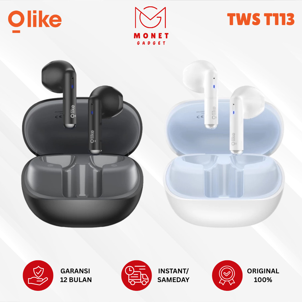 Jual [MONET] OLIKE T113 TWS 38H Playing Time True Wireless Earphones IPX4 Headset Bluetooth V5.3 ...