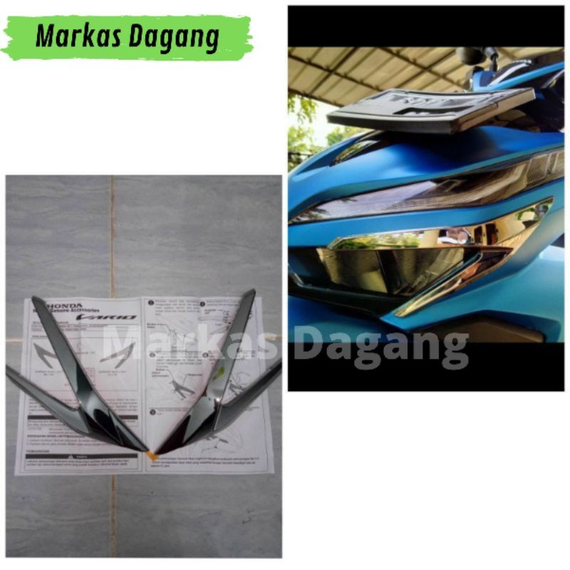 Jual Garnish Headlights Headlamp Motor Honda All New Vario | Shopee ...
