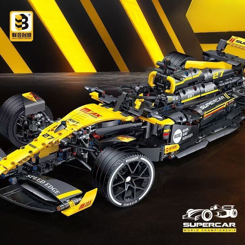 Jual 1:8 Building blocks Renault F1 1650+pcs Building Blocks Racing Car ...