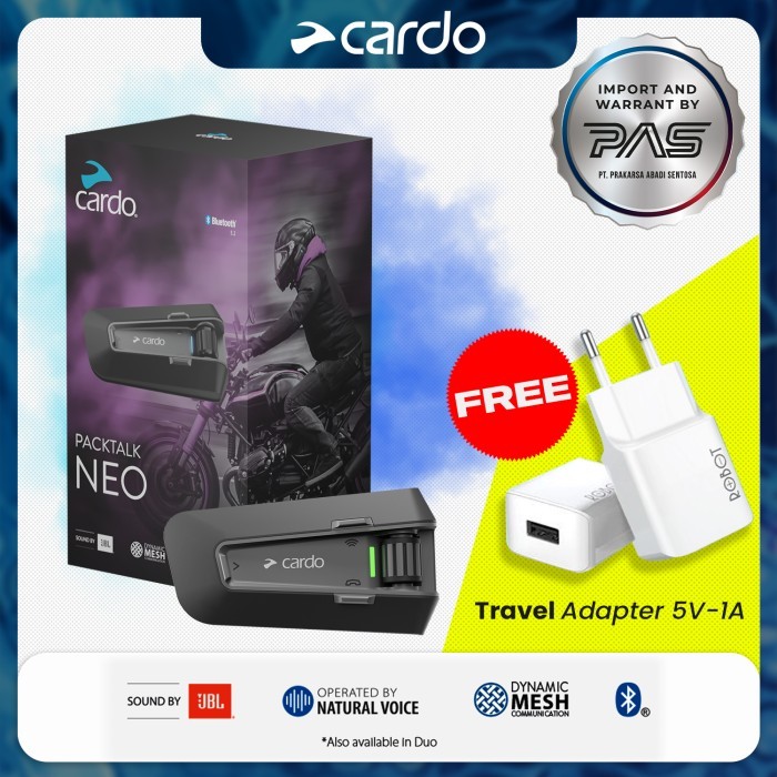 Jual New Arrival CARDO PACKTALK NEO SINGLE INTERCOM (GARANSI RESMI PT ...