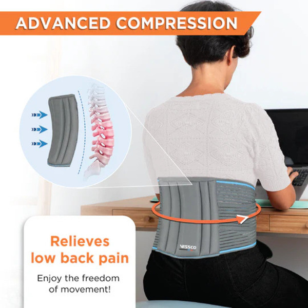 Jual VISSCO Lumbocare LS Belt Grey - Support to the Lower Back OR ...