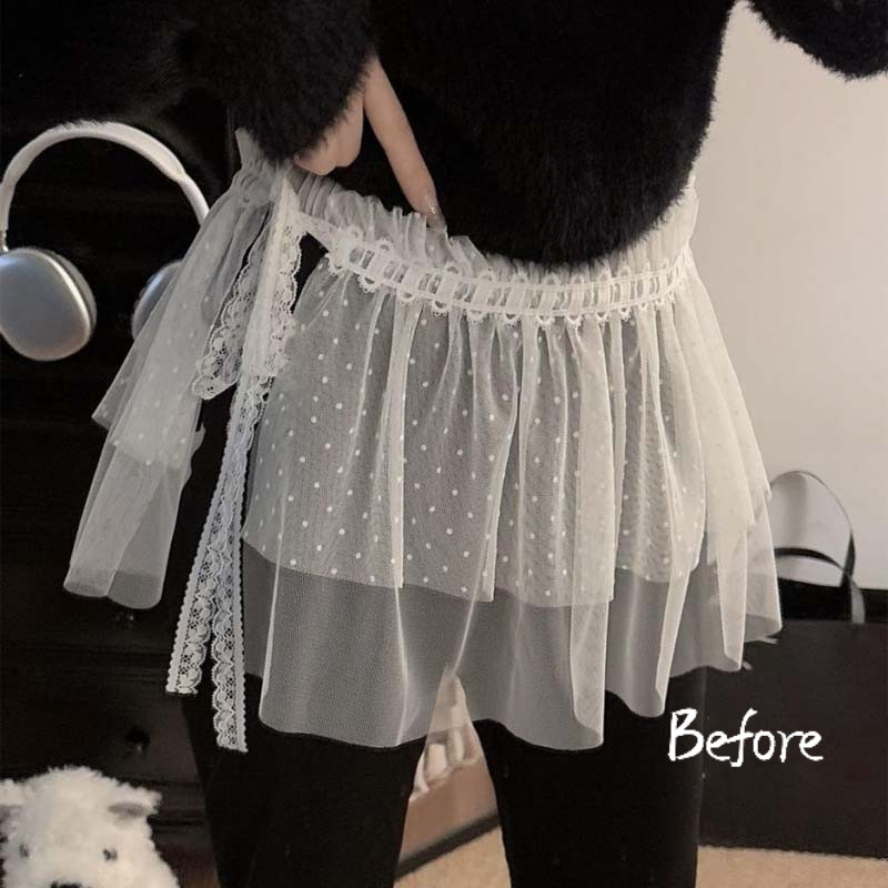 Jual Mesh Renda Berenda Tirai Pinggul Modis Rok Rok Pendek Trendi ...