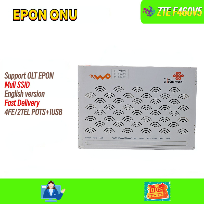 Jual ONT EPON ONU ZTE ZXHN F460 V5 ACCESS POINT WIRELESS WIFI English ...
