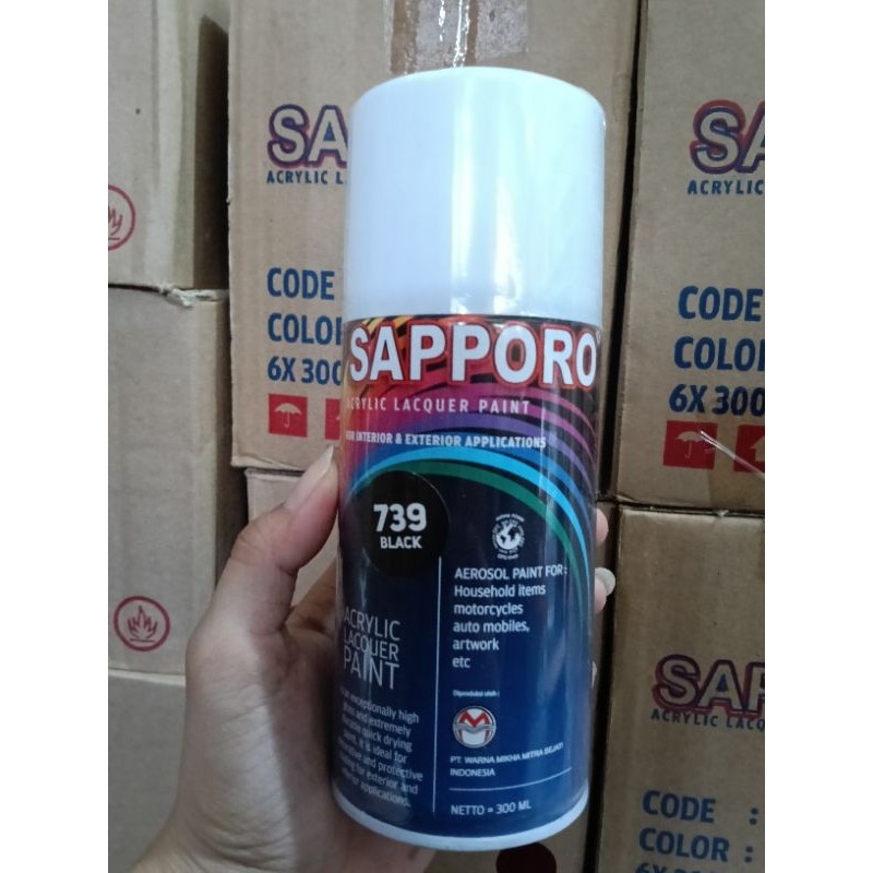 Jual cat spray Pilok Pilox Sapporo 300ml saporo 300ML SAPORO spray ...