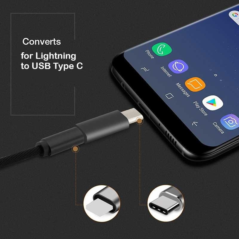 Jual Giostore32 WUTIAN OTG Lightning to USB Type C Adapter Converter ...
