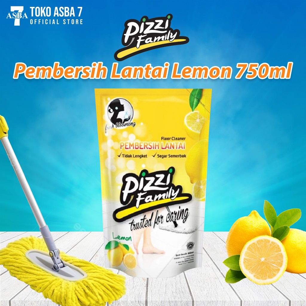 Jual PIZZI FAMILY PEMBERSIH LANTAI LEMON 750ML | Shopee Indonesia