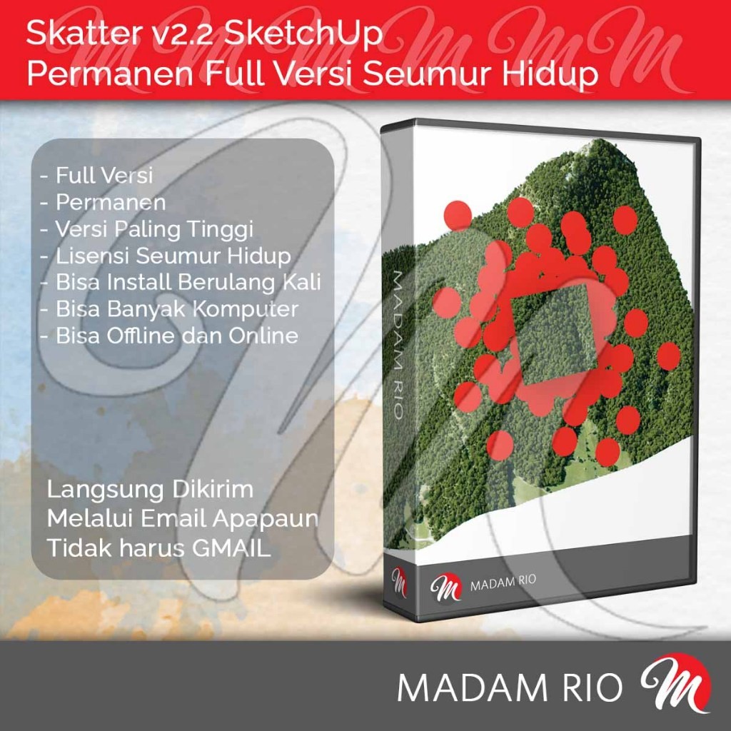 Jual PLUGINS SKATTER 3D SKETCHUP 2023 WIN ARSITEK ARCHITECTURE ...