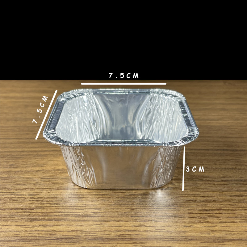 Jual Alumunium Foil Tray Cup S75A Bolu Mini Macaroni Schotel Klapertart Brownies Spaghetti ...
