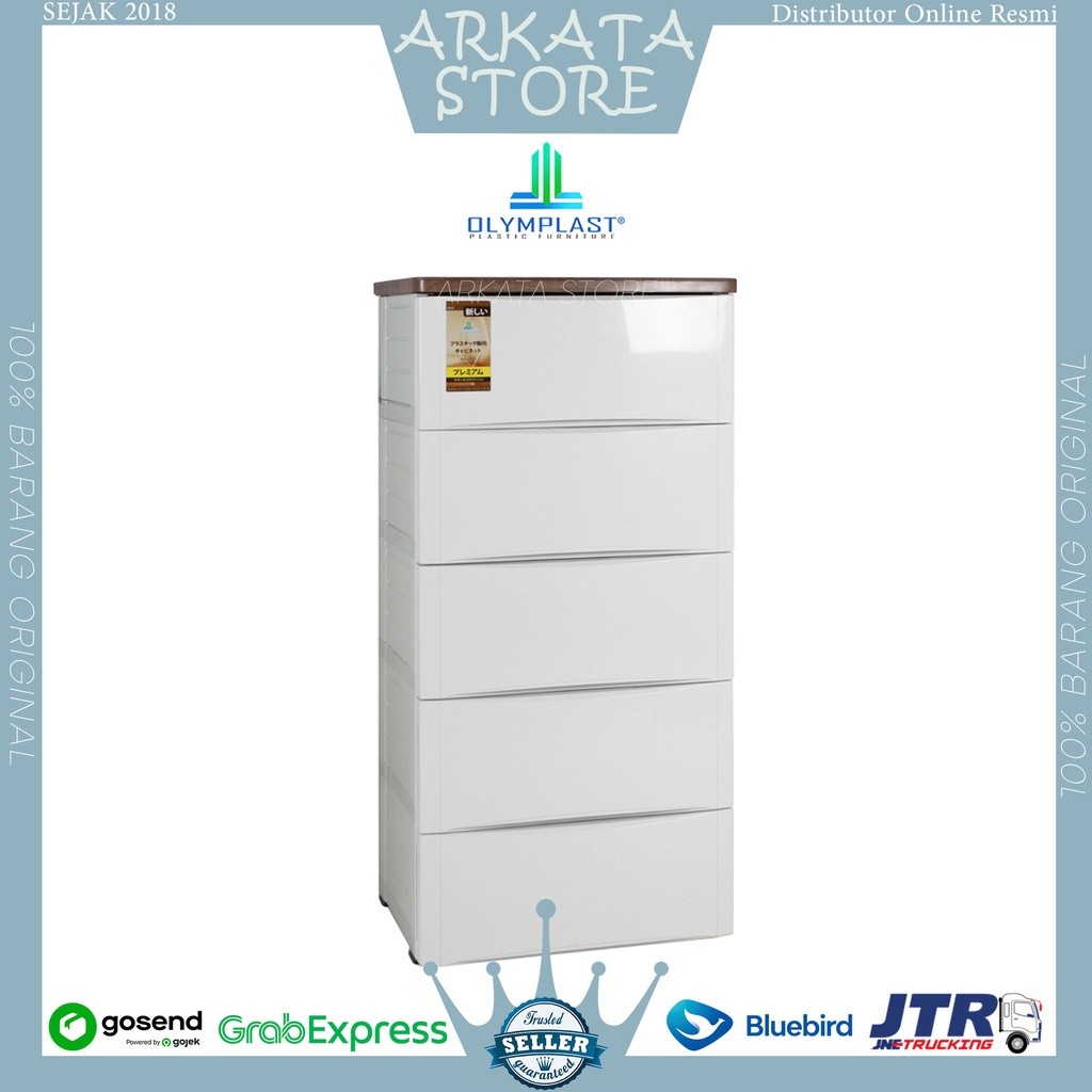 Jual Lemari Laci Plastik Drawer Cabinet Container Susun 4 Susun 5 Susun ...
