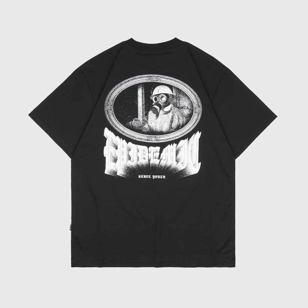 Jual Epidemic T-Shirt American Cotton 20s Dark Grains Black | Shopee ...