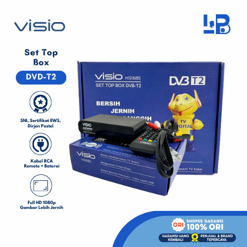 Jual VISIO - Set Top Box Pro TV Digital Receiver Original STB Full HD ...