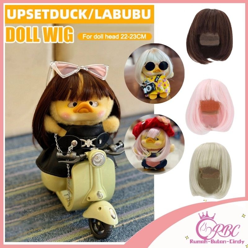 Jual [Penjual Lokal] Rambut Palsu Boneka Labubu / Upset Duck Rambut ...