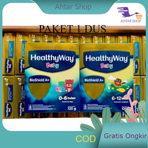 Jual Healthy Way Baby 1 Dus Karton 0 6 Bulan Sampai 12 Isi 24 Box Susu ...