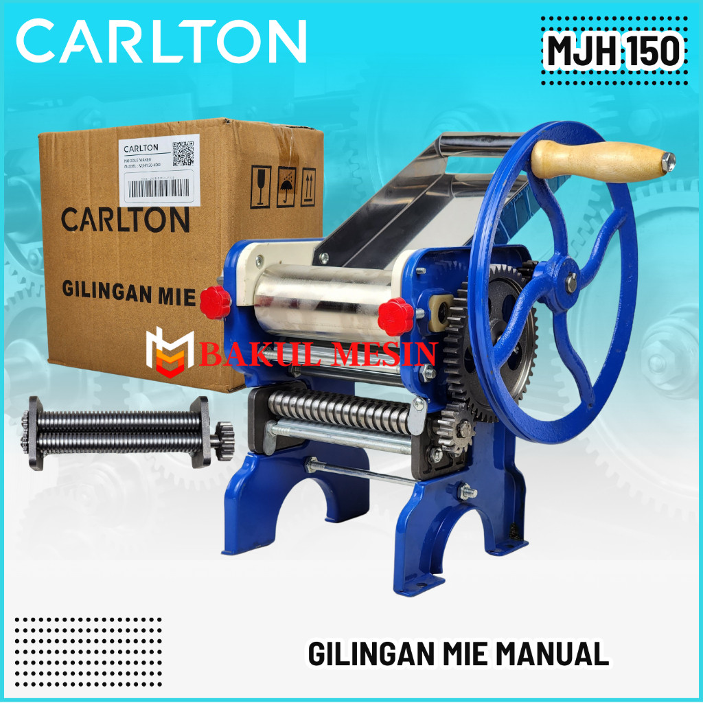 Jual CARLTON MJH150 Mesin Gilingan Mie Manual 150MM Noodle Maker MJH 150 | Shopee Indonesia
