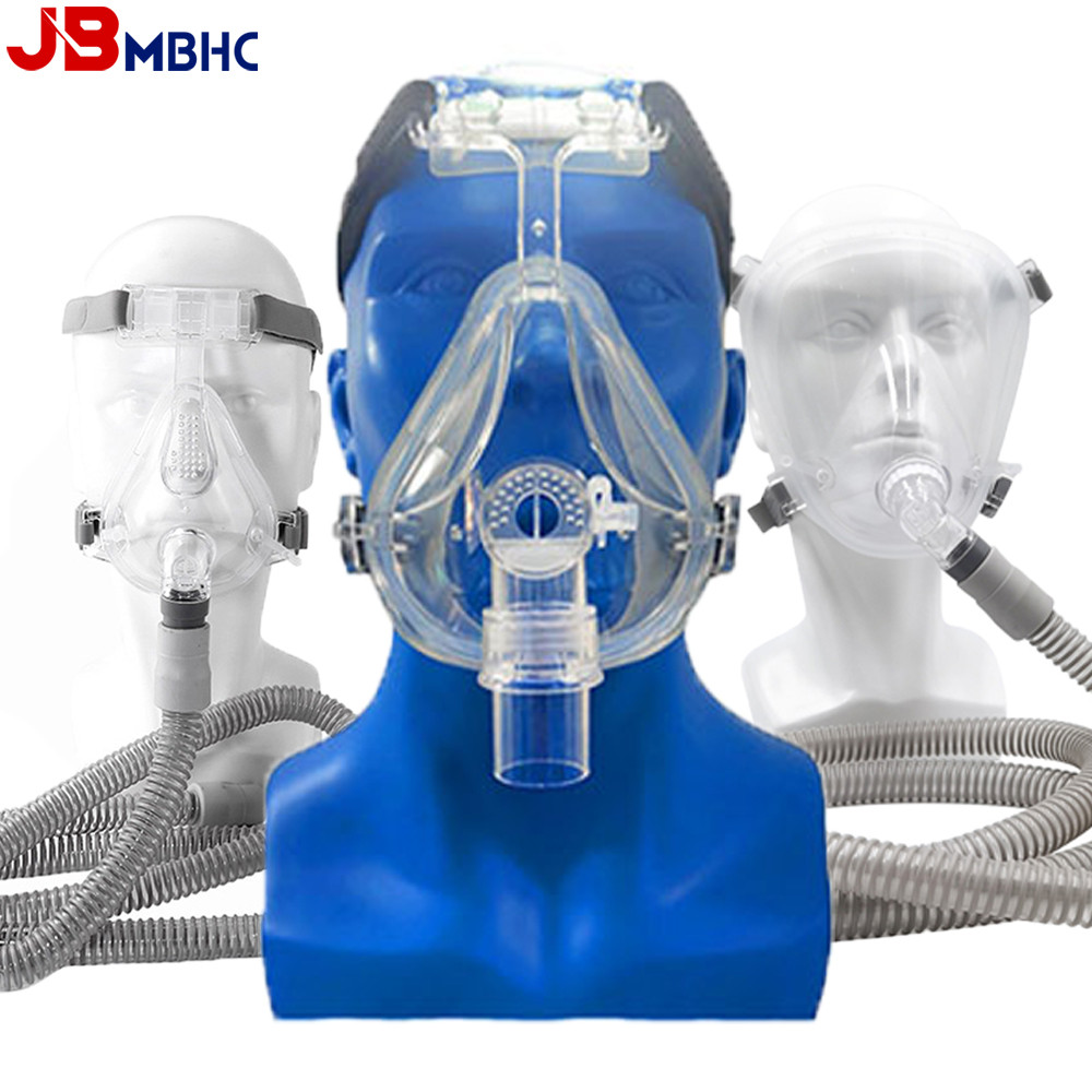 Jual PREORDER Original CPAP Full Face Mask Facial Nasal Mouth Mask Respirator Mask for Snoring ...