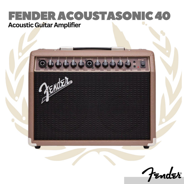 Jual Fender Acoustasonic 40 Acoustic Guitar Combo Amplifier - Ampli ...