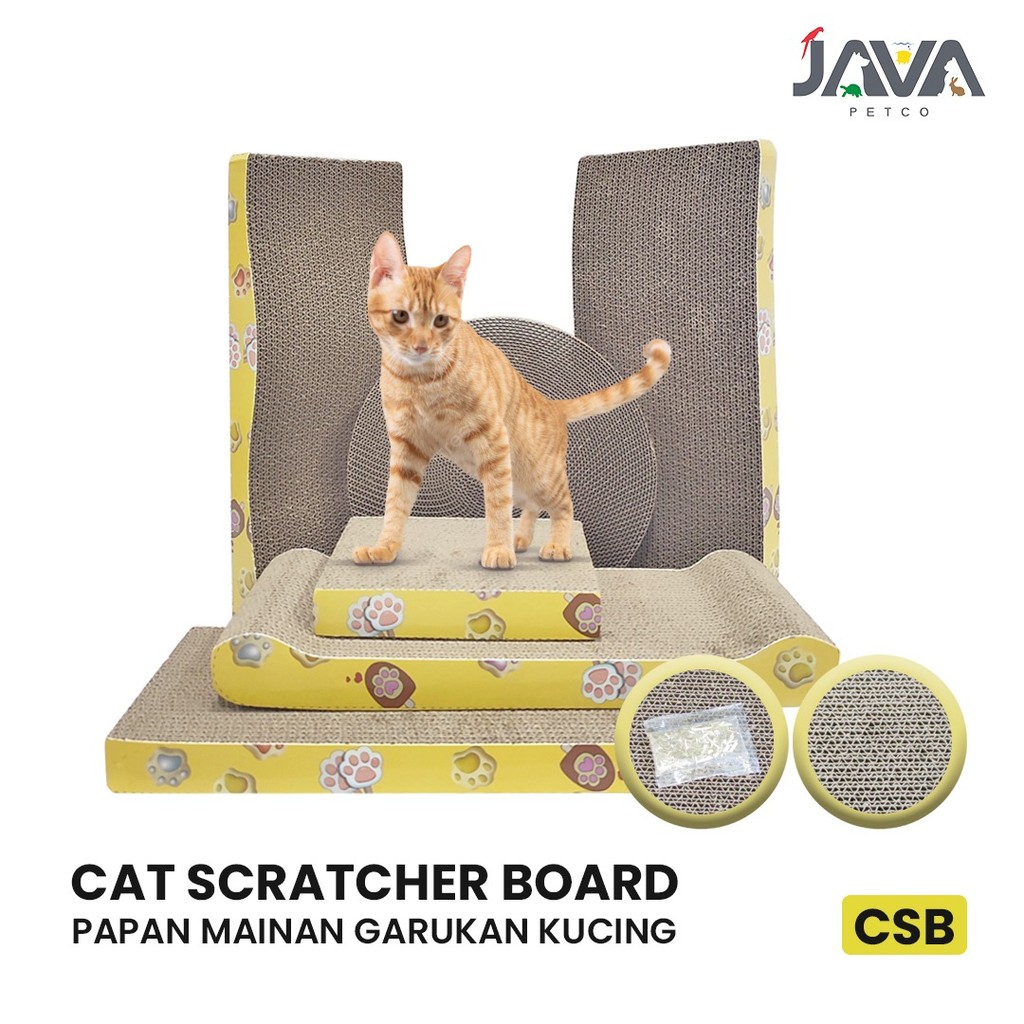 Jual Cat Scratcher Board Papan Garuk Kucing Mainan Garukan CSB07~CSB11 ...