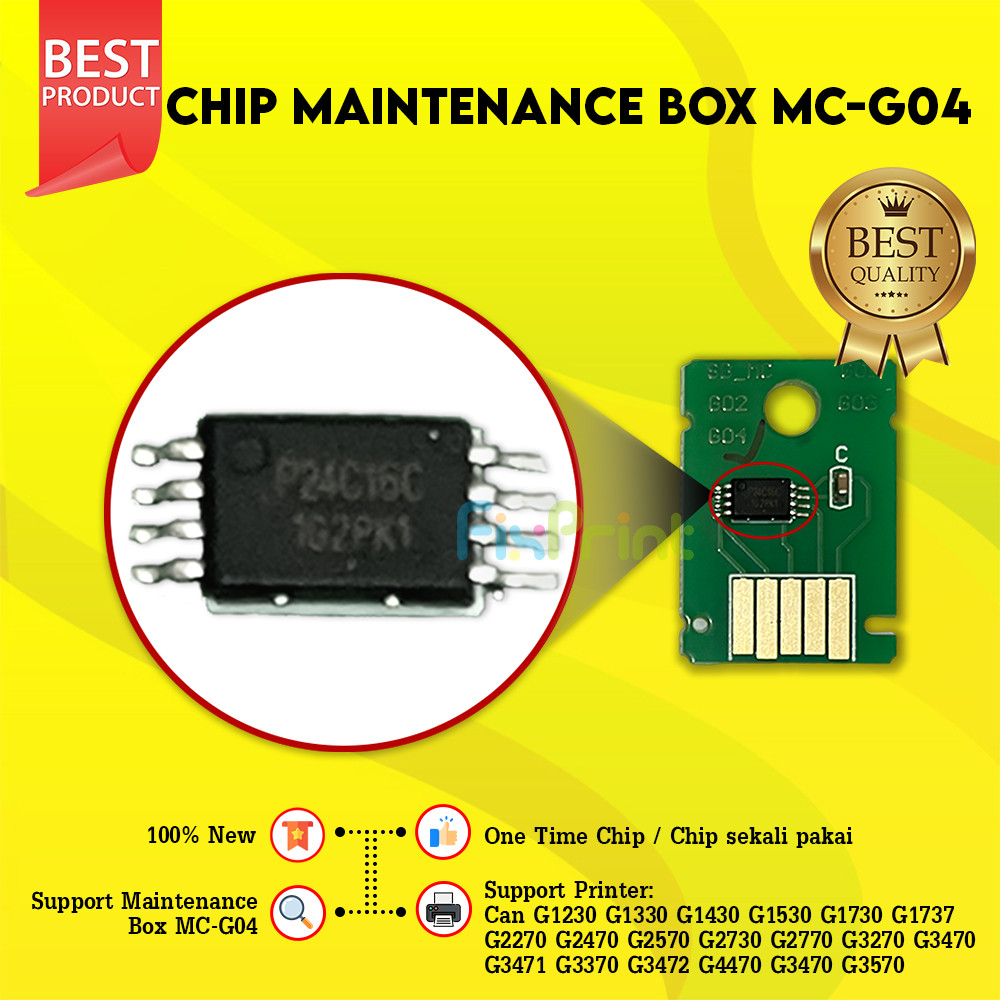 Jual CHIP MAINTENANCE BOX MC G04 CHIP RESET WASTE INK PAD PEMBUANGAN ...