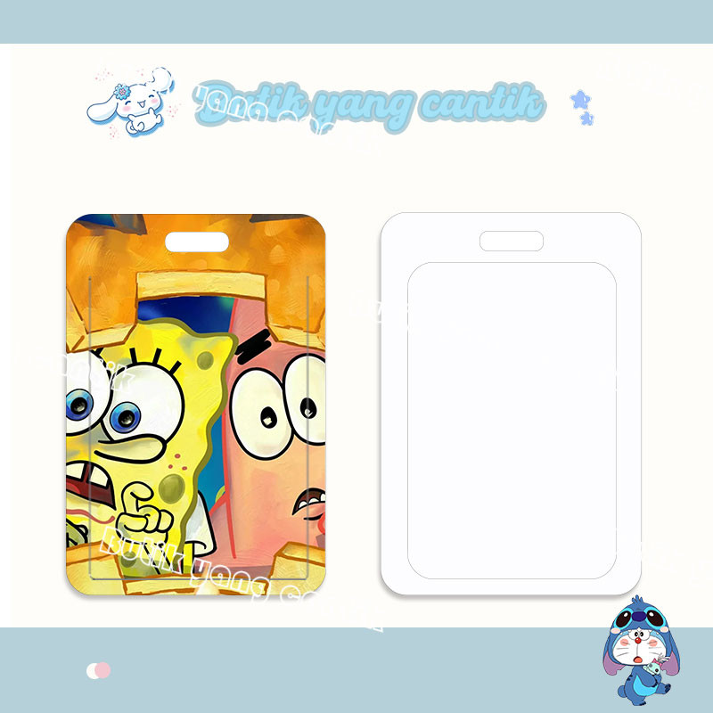 Jual ID CARD HOLDER, Tempat Kartu Spongebob Lucu, Cocok untuk Kantor ...