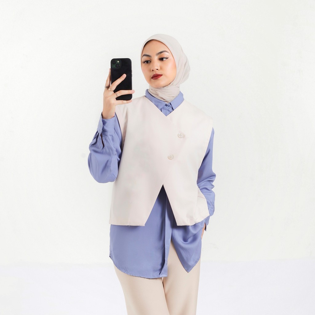 Jual Vest Premium Rompi Wanita/vest rompi korea style | Shopee Indonesia
