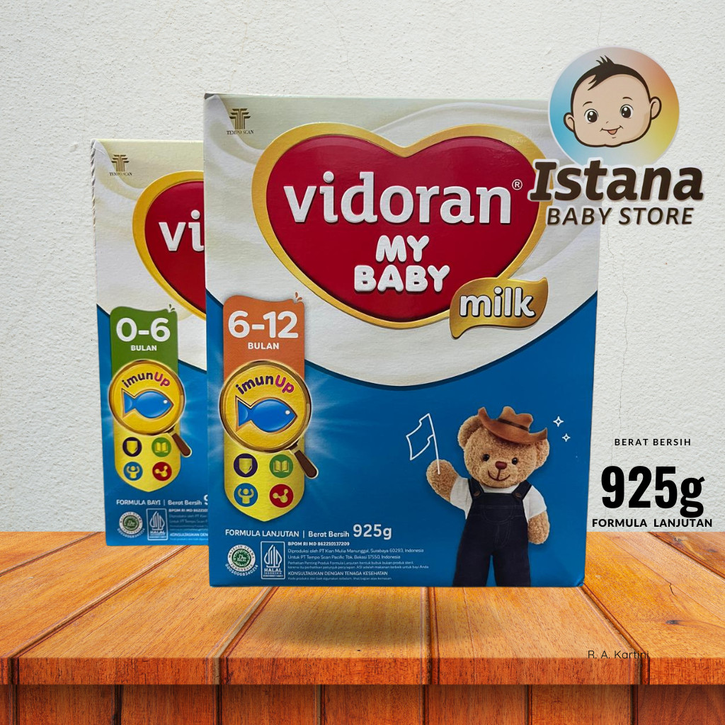 Jual Susu Formula Vidoran My Baby Milk 925gr 0 6 Bulan Dan 12 Untuk ...