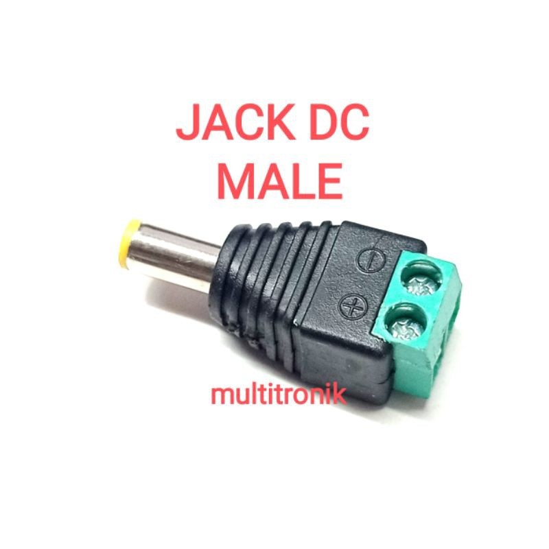 Jual JACK DC HIJAU JACK MALE DC | Shopee Indonesia