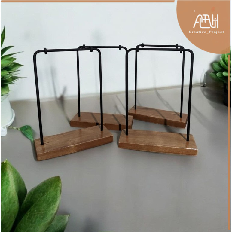 Jual Stand menu full kayu dan tiang besi | Shopee Indonesia