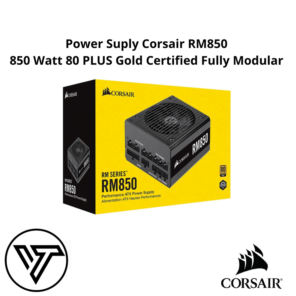 Jual Power Suply Corsair RM850 - 850 Watt 80 PLUS Gold Certified Fully ...