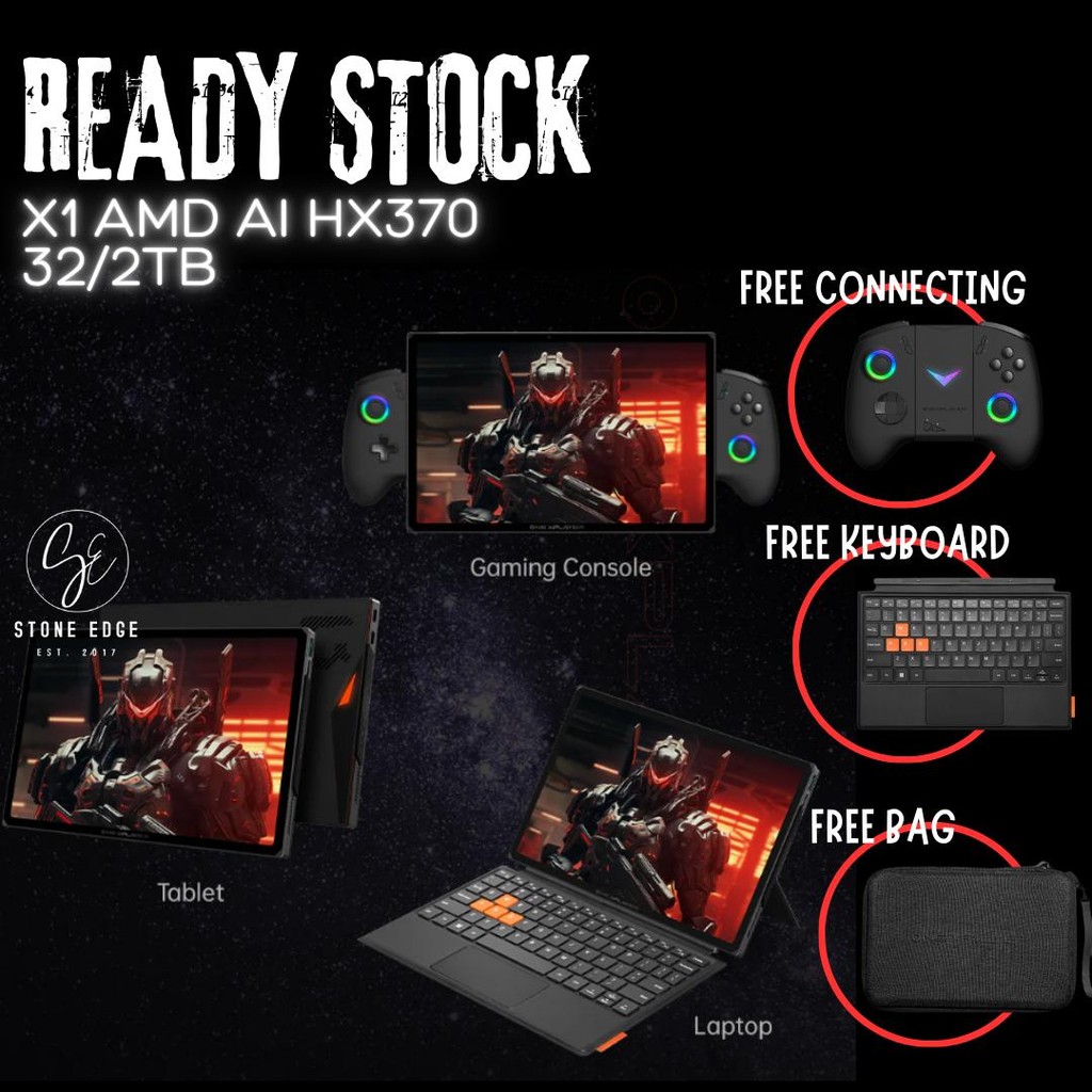 Jual OneXPlayer X1 Pro OXP X1 PRO Ryzen AI HX 370 X1 10.95inch 2025 ...