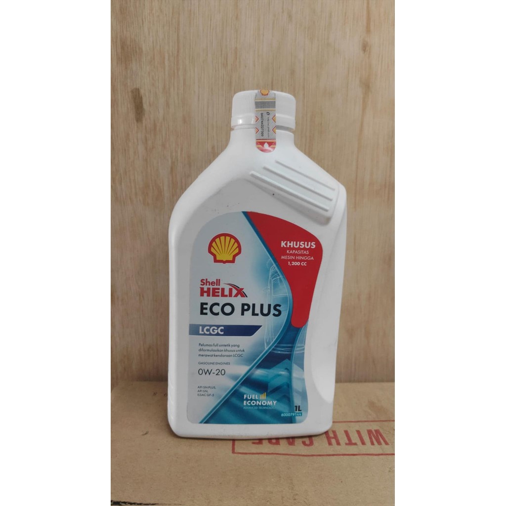 Jual Oli Mesin Shell Helix ECO Plus LCGC 0W-20 1 Liter 1L Scan | Shopee ...