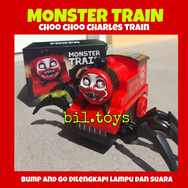 Jual TERMURAH MAINAN ANAK CHOO CHOO CHARLES MONSTER TRAIN LABA LABA SPIDER TRAIN MONSTER KERETA ...