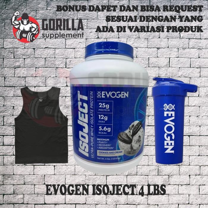 Jual EVOGEN ISOJECT 4lbs Whey Protein Isolate Iso Ject Hany Rambod ...