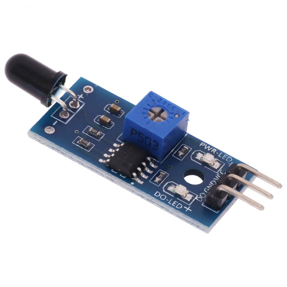 Jual IR Flame detector sensor api kebakaran infrared IR RECEIVER 3pin ...