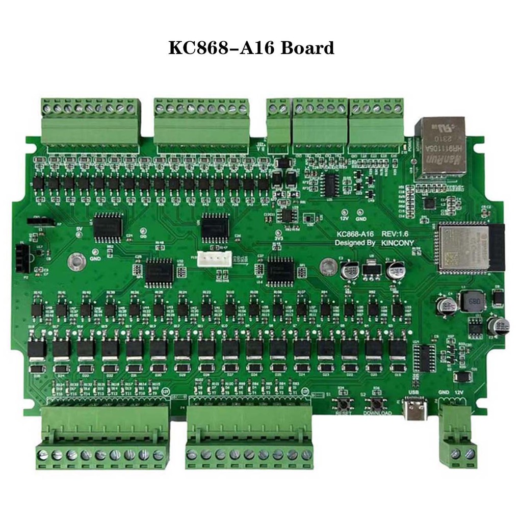 Jual ESPHome Home Assistant ESP32 Relay Swit Board A16 MQTT TCP Web ...