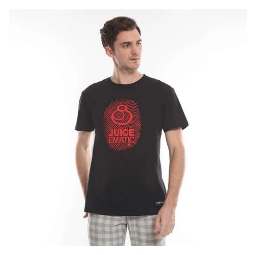 Jual KAOS PRIA KATUN COMBED SIMPLE LENGAN PENDEK HITAM ORIGINAL JUICE ...