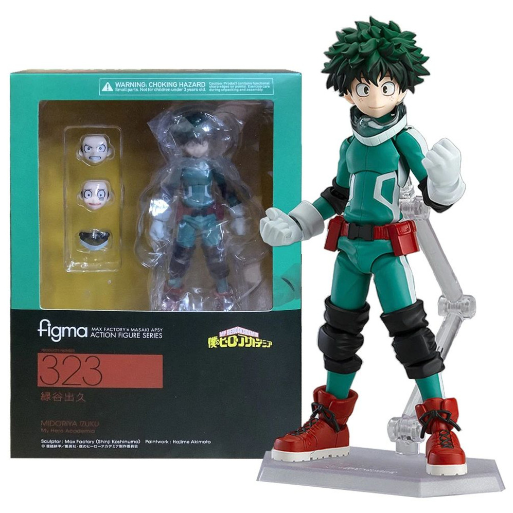 Jual 15CM My Hero figma #323 Academia Izuku Midoriya Deku Action Anime ...