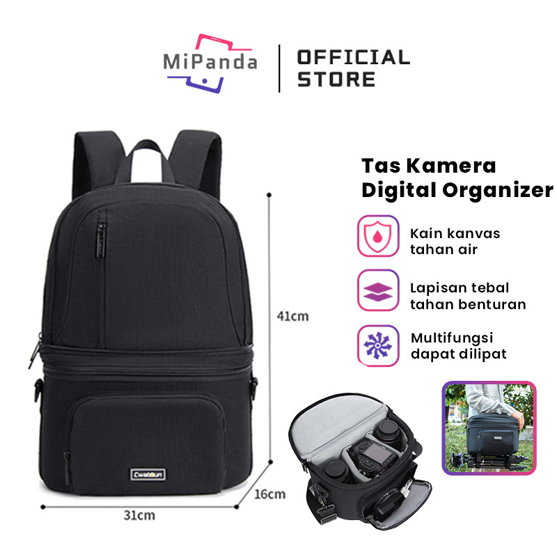 Jual Mipanda Digital Camera Organizer Tas Kamera Shoulder Bag ...
