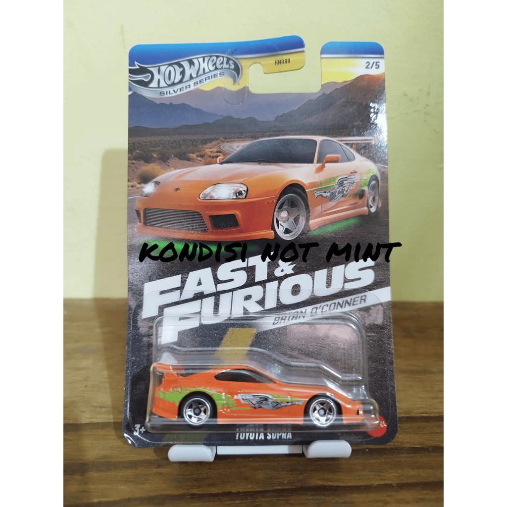 Jual Hotwheels FNF Brian Toyota Supra Orange Not Mint Free Protektor ...