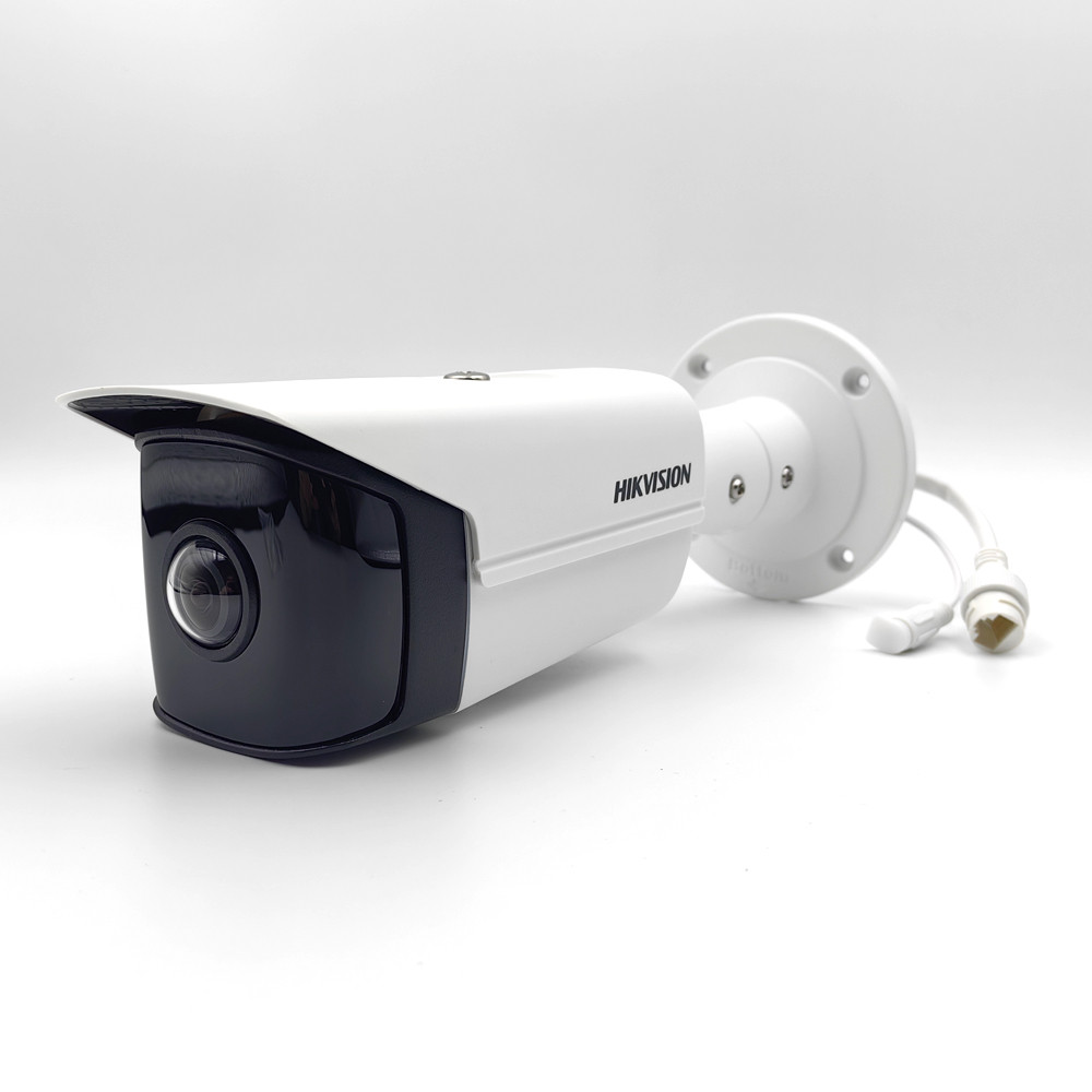 Jual Original Hikvision DS-2CD2T45G0P-I 4MP 180° Super Wide Angle POE IR H.265+ Fixed Bullet ...