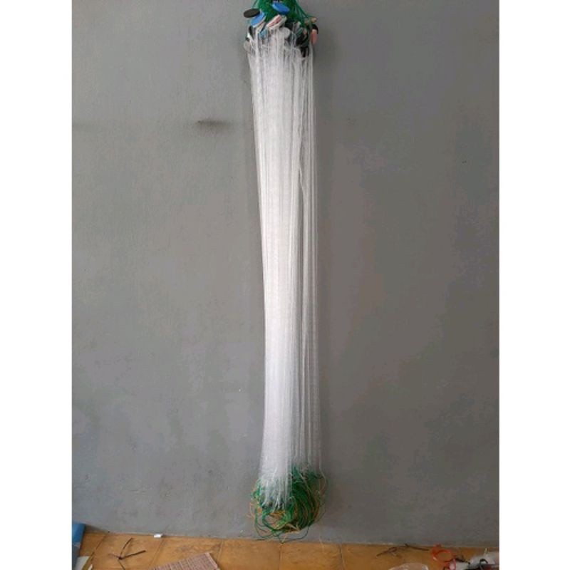 Jual Jaring Ikan Siap Pakai ¾in (tiga perempat) tinggi 1,8m panjang 50m ...