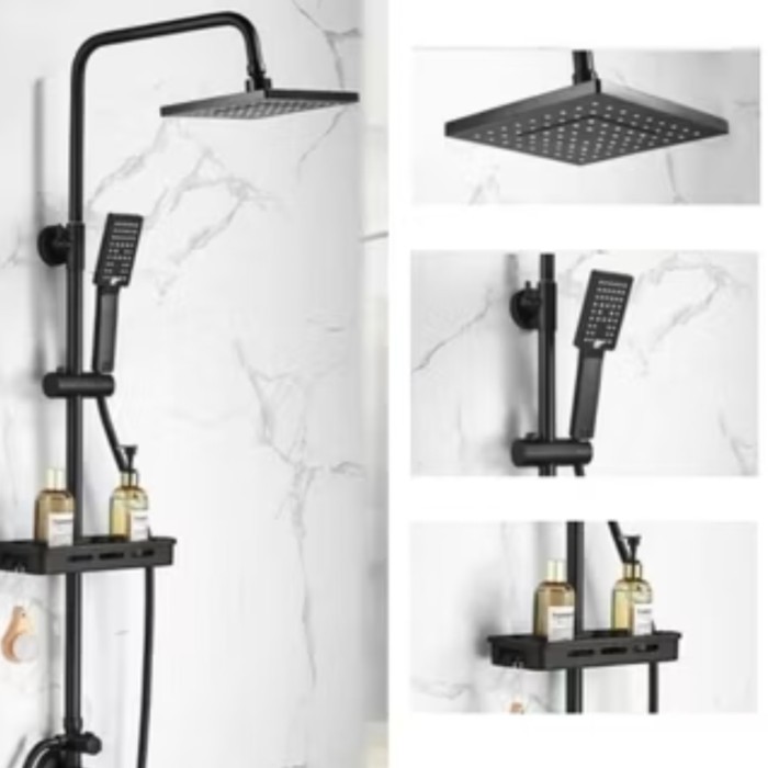 Jual 2 in 1 Shower Set Kamar Mandi Toilet Bathroom Hitam Hand Mode ...