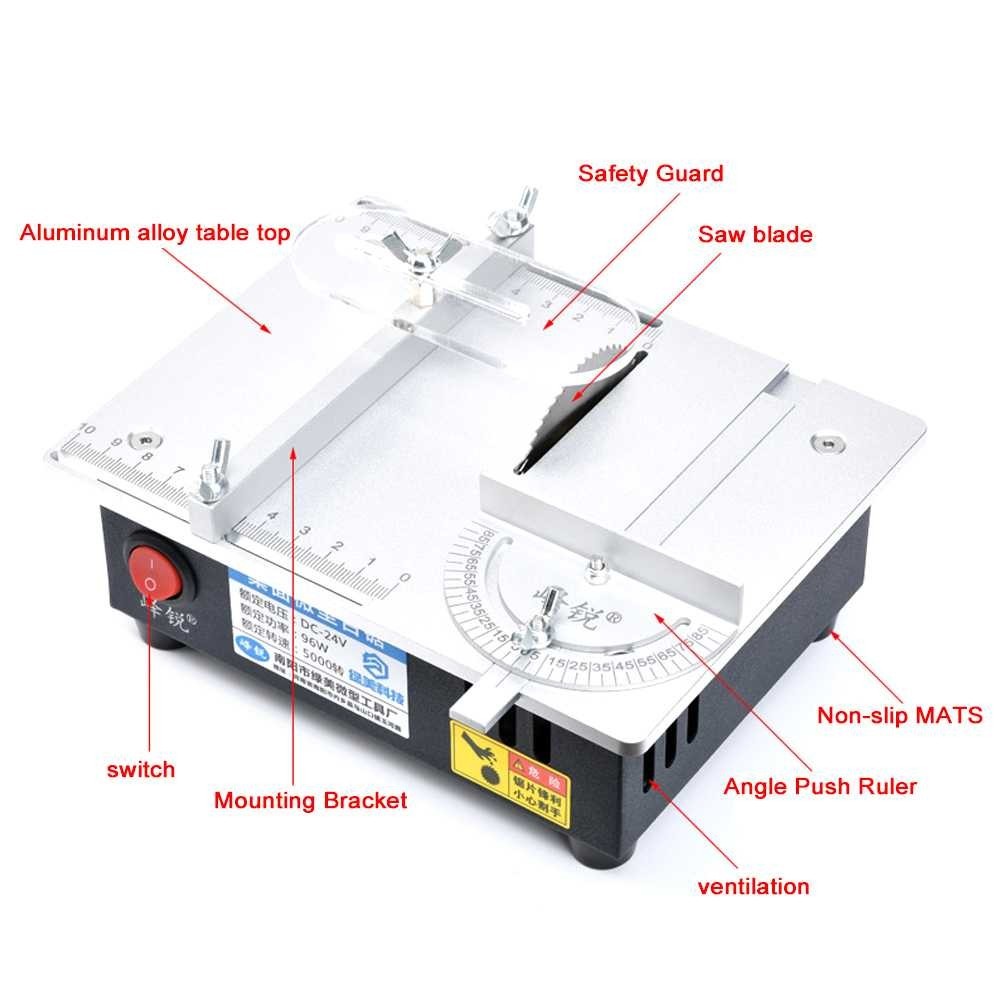 Jual LATHIFSHP Meterk Meja Gergaji Mini Multifunctional Table Saw ...