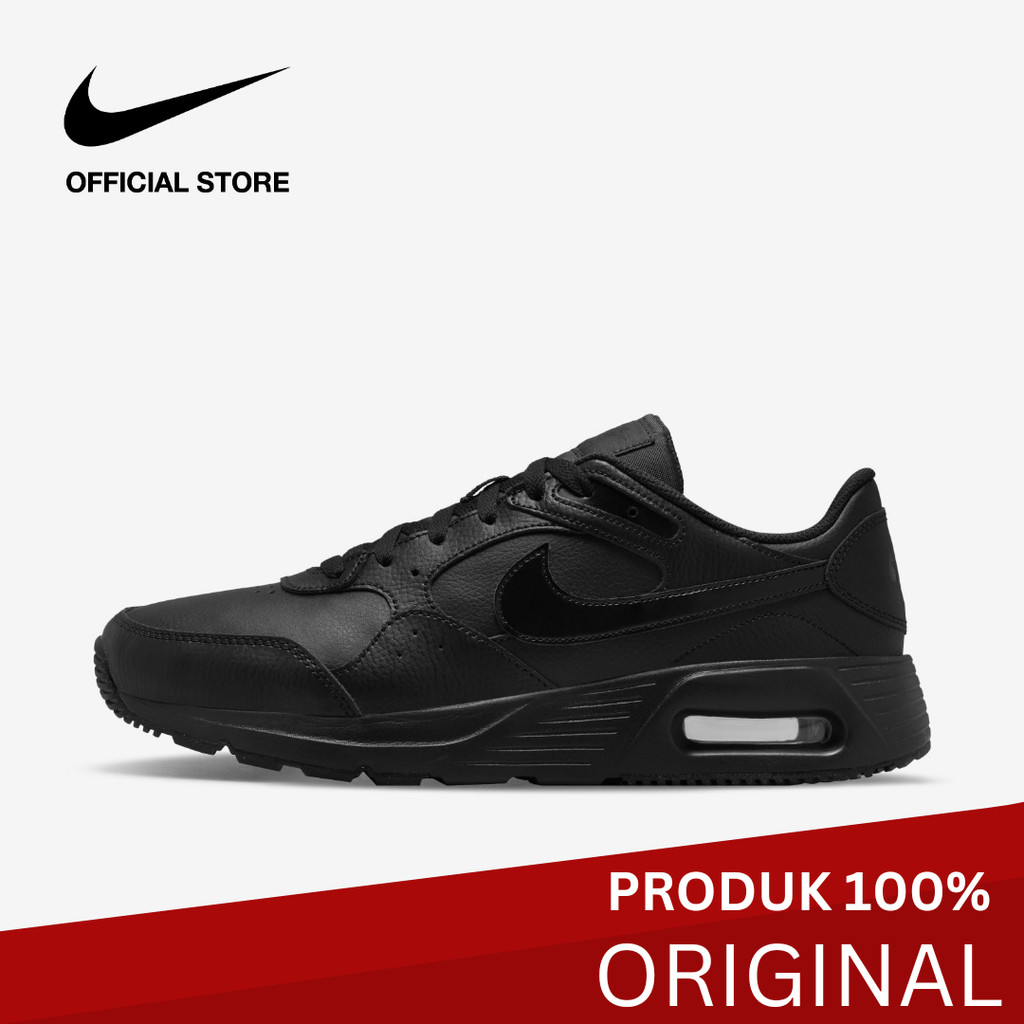 Jual Nike Sepatu Pria AIR Max SC Leather - Hitam [DH9636-001] Original ...
