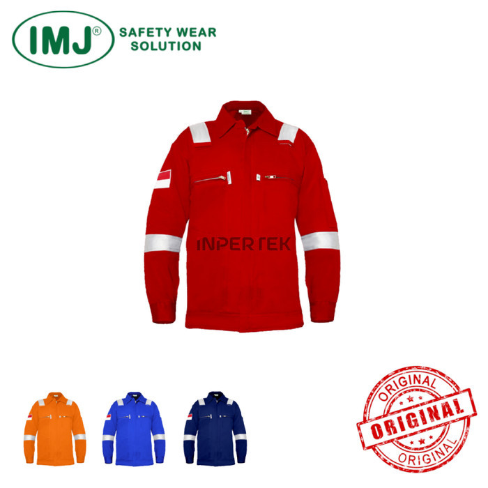 Jual Wearpack Baju Cotton IMJ Atasan Safety Seragam Baju Kerja Proyek ...
