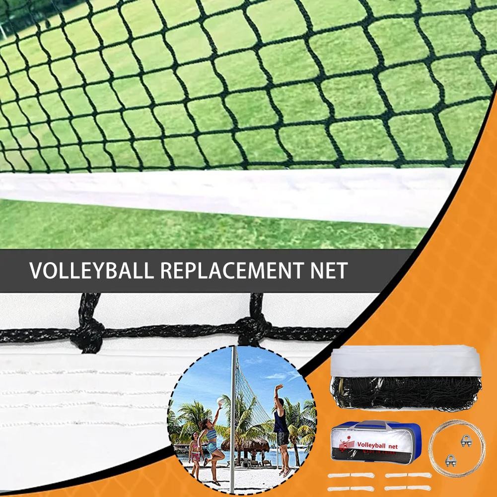 Jual 1 Beach Volleyball Net Backyard Training Beach Volleyball Mesh For ...