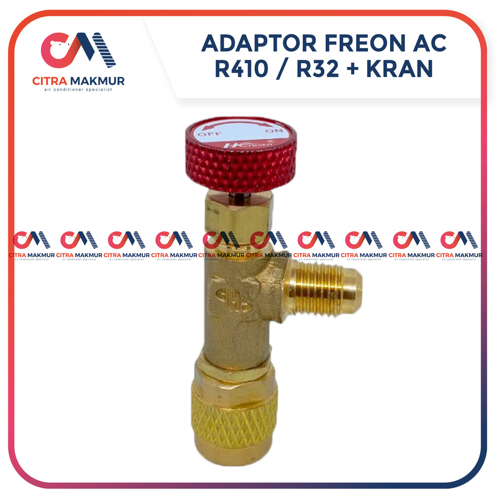 Jual Adaptor Kran Freon AC R410 R32 Adapter Nepel Converter Fitting ...