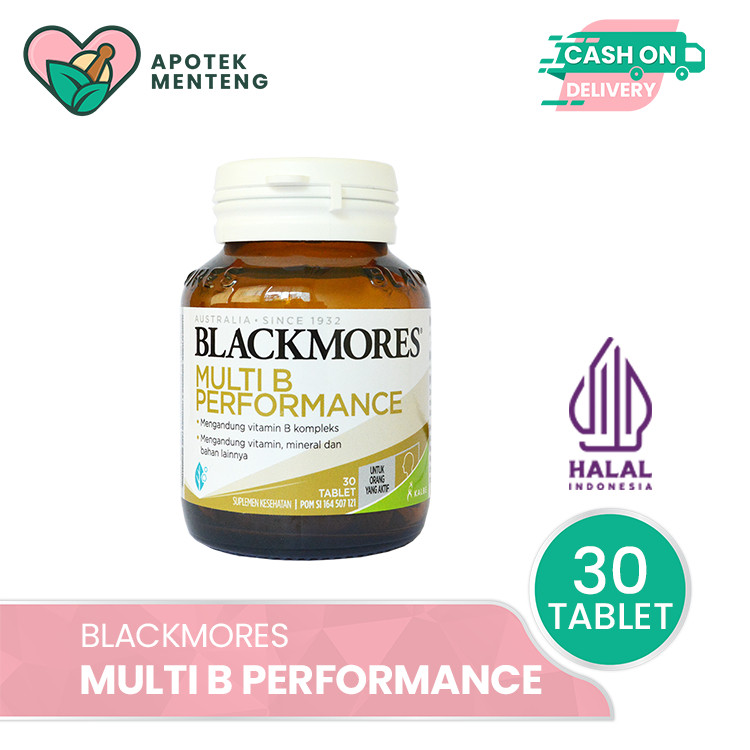 Jual Blackmores Multi B Performance (Executive B) Isi 30 Tablet - Memelihara Kesehatan Tubuh ...