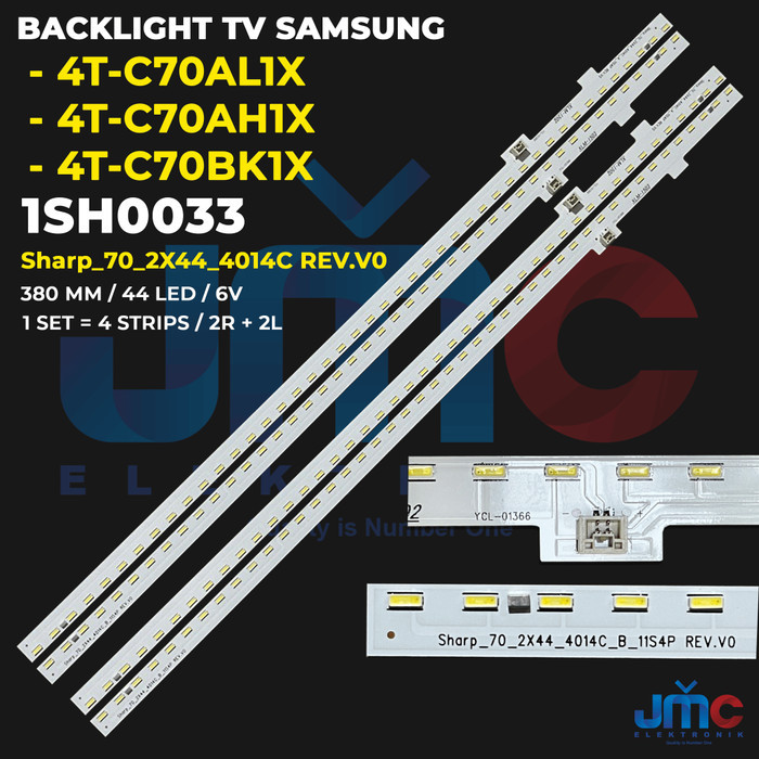 Jual DK23 Backlight Tv Sharp 4T-C70AL1X 4T-C70AH1X lampu led 70 inch Tv ...